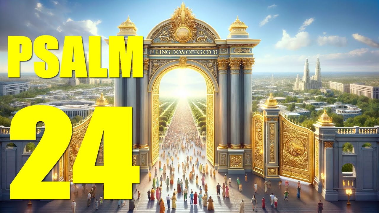 Psalm 24 Reading: Recognizing the Majesty of the Divine (With words - KJV)