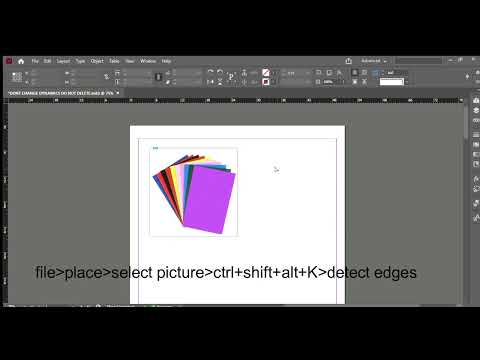 HOW TO REMOVE WHITE BACKGROUND IN INDESIGN