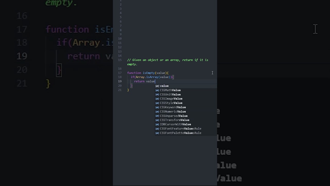 JavaScript interview question solved in 10 seconds #coding #webdevelopment #programming #leetcode