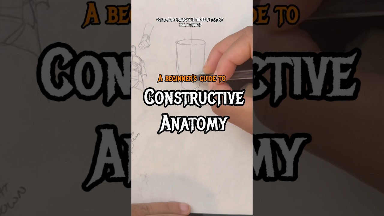 CONSTRUCTIVE ANATOMY EXPLAINED - How to Draw People #arttutorial #howtodraw #comics #figuredrawing