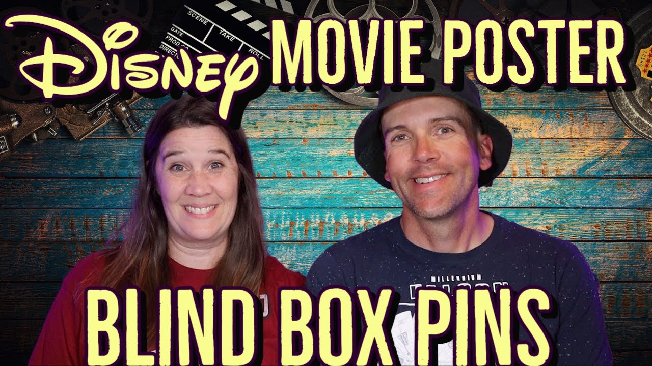 Unboxing Pink a la Mode Disney Movie Poster Blind Box Pins | Disney Mystery Pin Unboxing