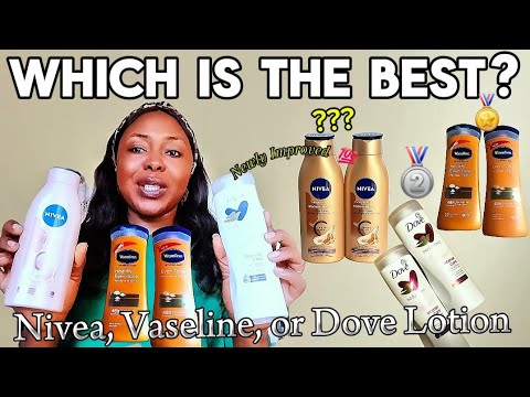 Nivea VS Vaseline VS Dove Lotion Review| Best Body Lotions for Dry Skin |Oily Skin.