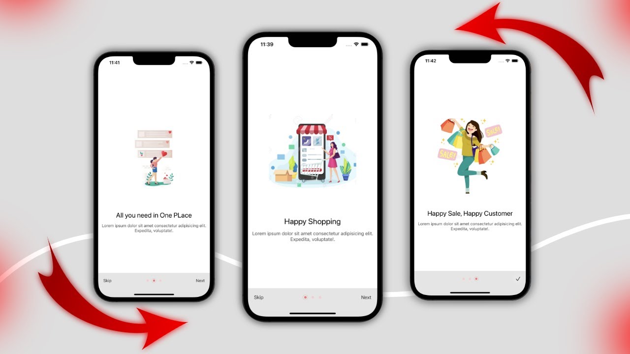 Onboarding Screen & User-Flow Control tutorial for React Native - Animated