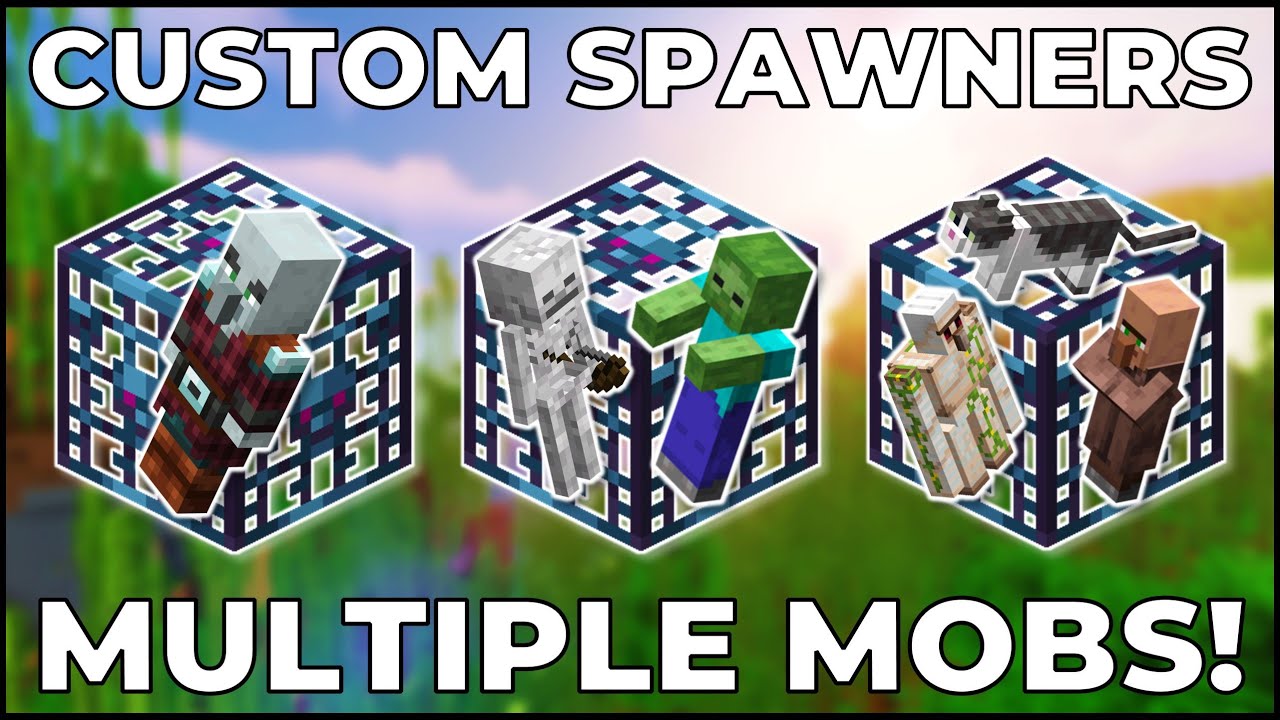 Minecraft - How To Get Custom Spawners!