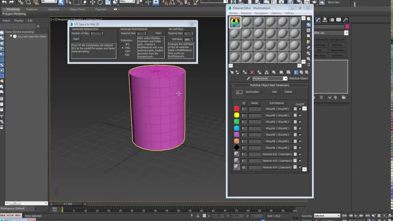 3ds Max UDIM help tool for 3ds MAx 2016 and below