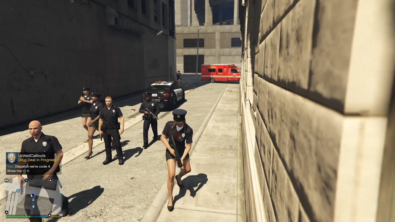 Police Simulator LSPDFR GTA V-Kasus Polwan Menyergap Diler Narkoba/Cop Girl Drug Dealer Ambush Case