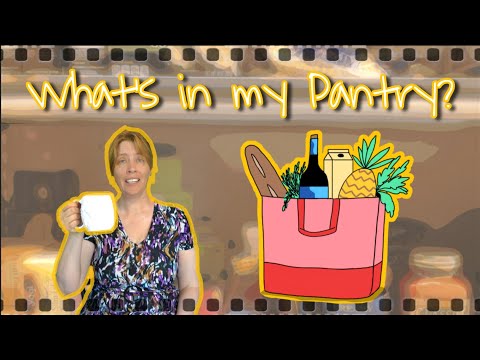Learn English with food - What's in my Pantry🧀🌮🍕 | Super Beginner | ¿Qué hay en mi despensa?