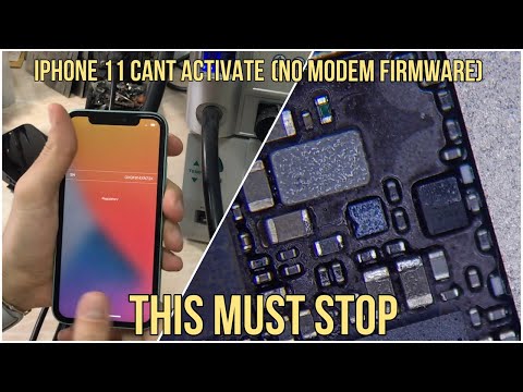 iPhone 11 Can't Activate (No Modem Firmware) We Need To Talk...