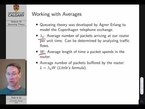 Computer Networks Lecture 28: Queueing Theory