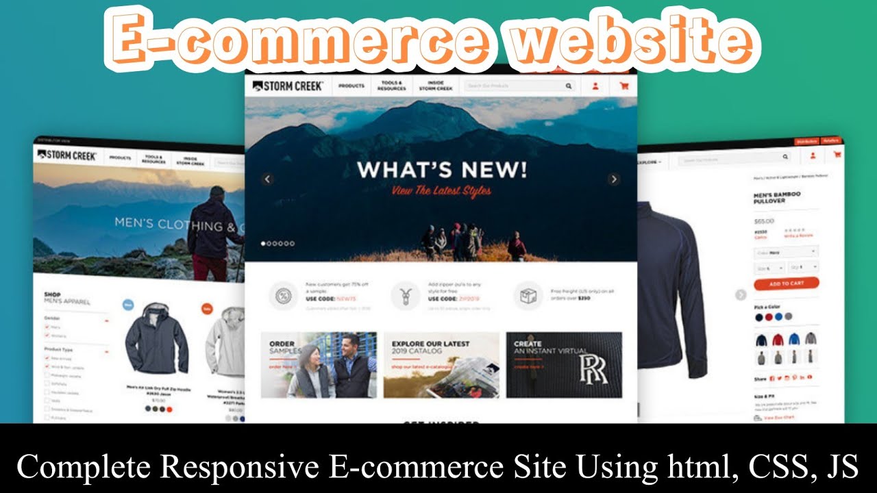 Build Your Own E-Commerce Website with HTML, CSS, and JavaScript | Free Source Code Included!