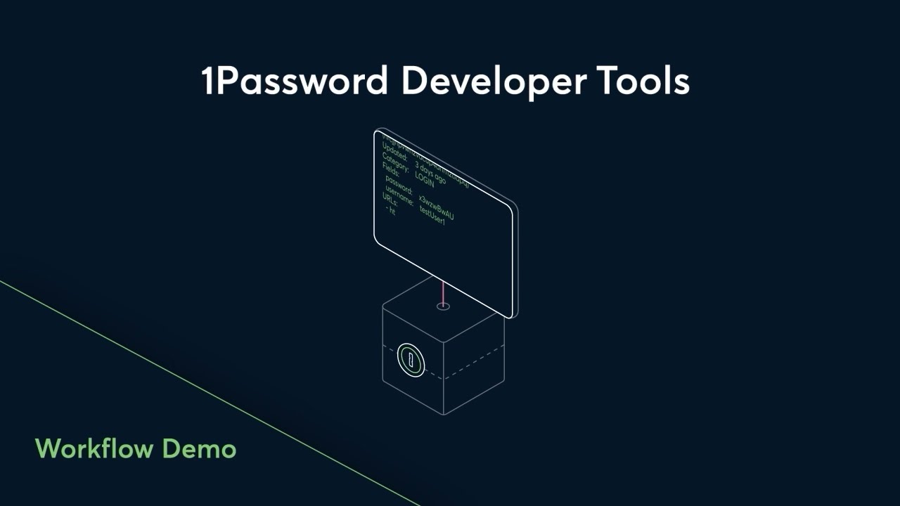 1Password Developer Tools Walkthrough