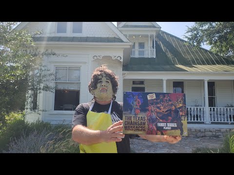Texas Chainsaw Massacre Dining Room Toy Horror Playset Unboxing Video at the 1974 Leatherface House