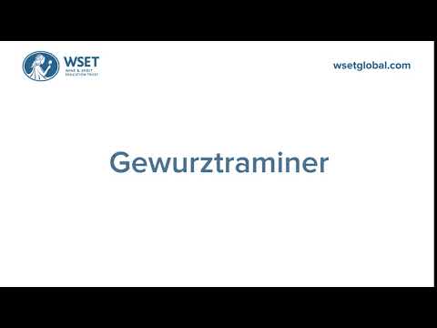 How to say it: Gewurztraminer
