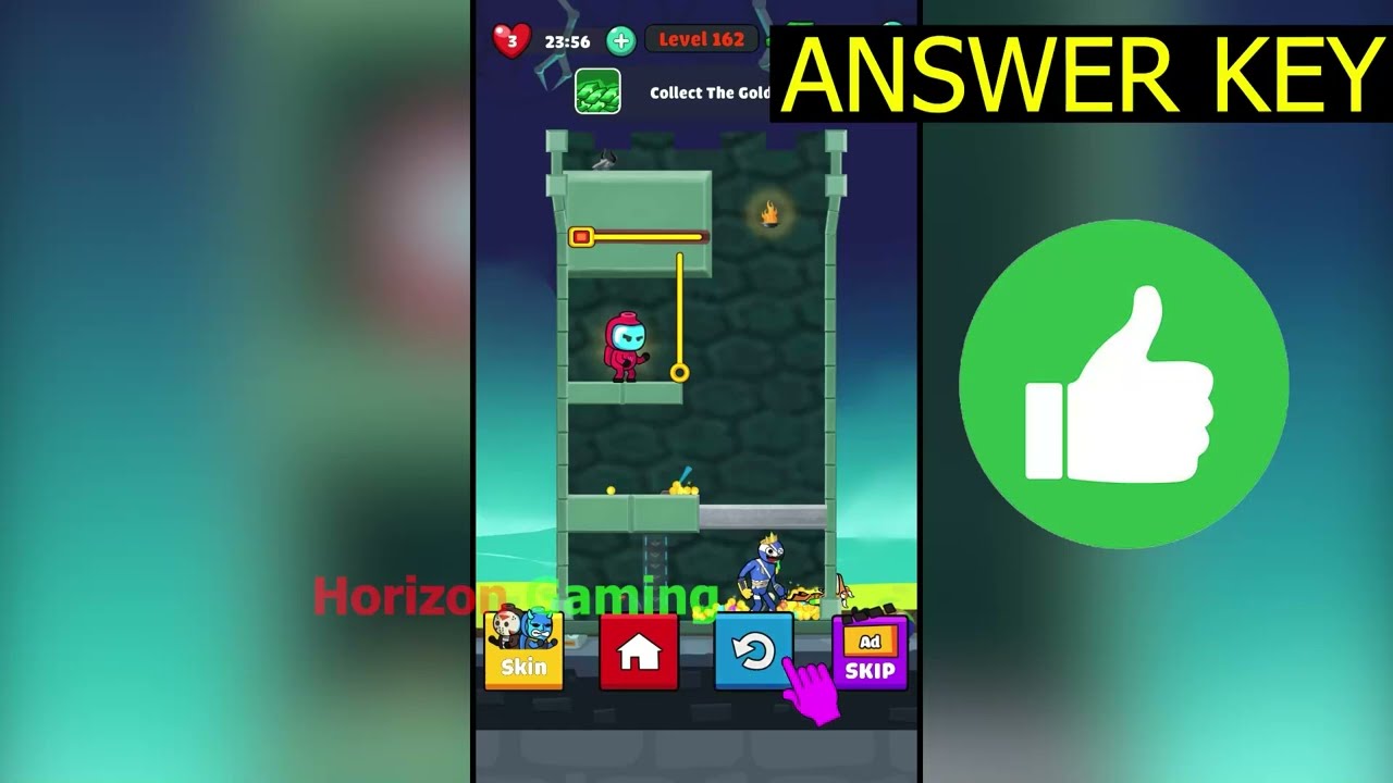 Rainbow Friends Pull The Pin LEVEL 162 Answer