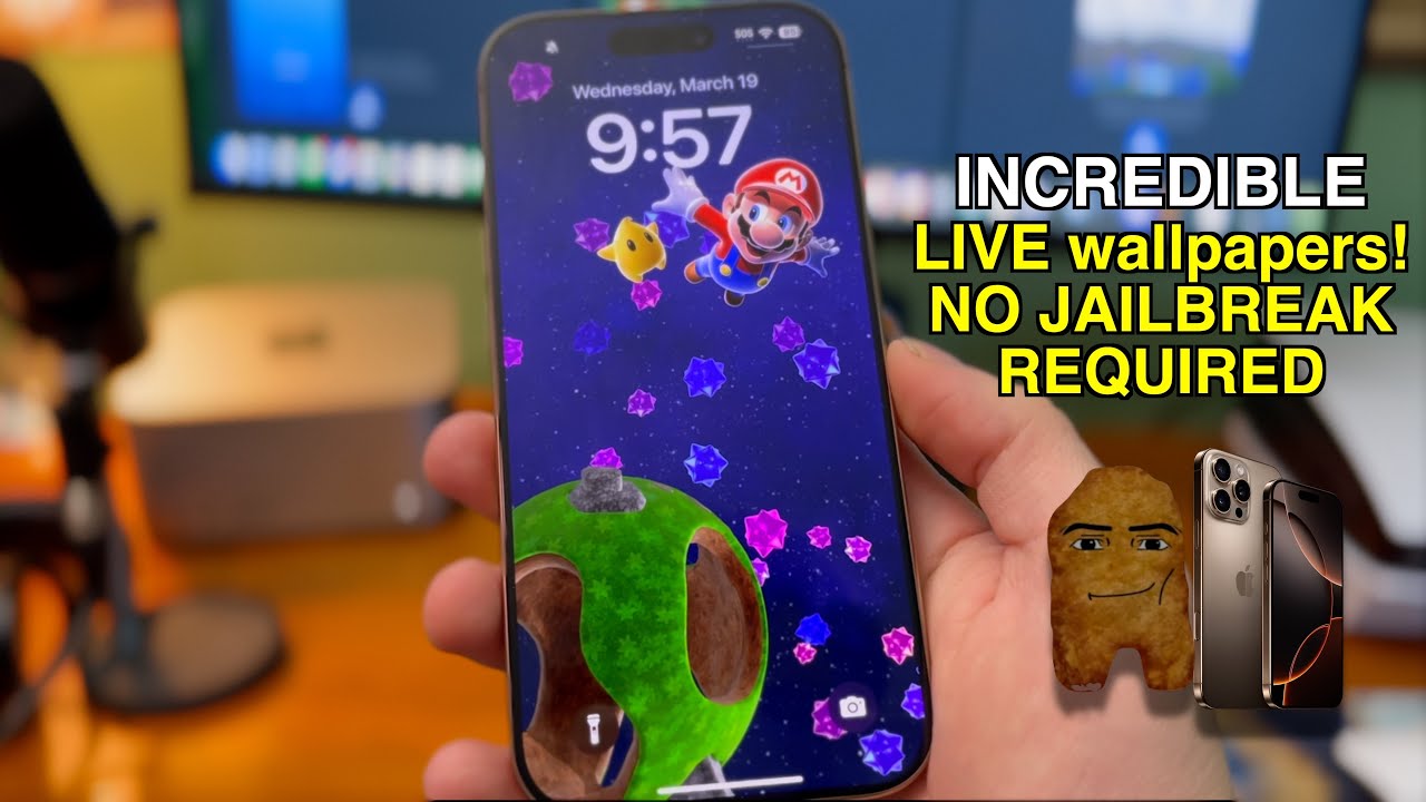 GET INCREDIBLE LIVE Dynamic Wallpapers on iOS 18! ALL DEVICES! WORKS on iPhone 16 Pro!  [Nugget]