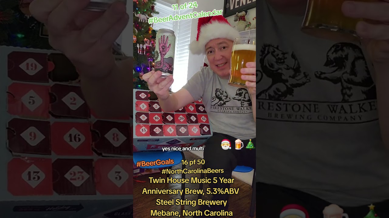 Twin House Music 5 Year Anniversary Brew by Steel String Brewery of Mebane, North Carolina!  #Beer