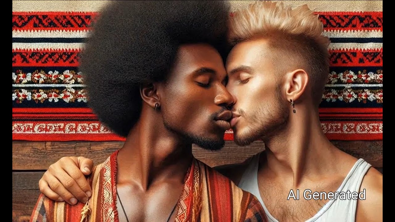 AI Video -  Beautiful KISSING MALE COUPLES from 196 Countries!!