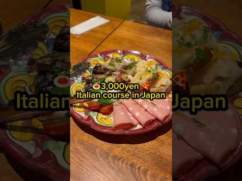 ¥3000 for Italian in Japan!! #japantravel #food