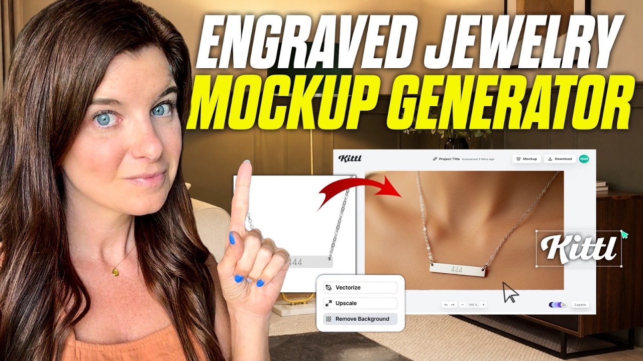 Best AI Image Generator for ENGRAVED Jewelry Mockups (Full Tutorial)