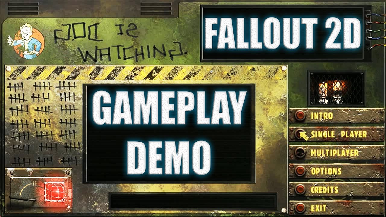 Fallout 2D. Классическую RPG представили в необычном формате