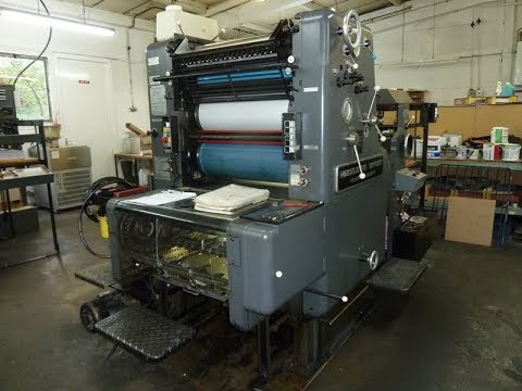 Single Color Offset Printers at Best Price in India