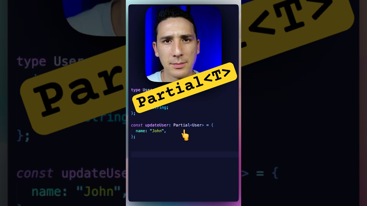 Partial ➡️ Utility Type ➡️ TypeScript  #coding #programming  #typescript #typescripttutorial