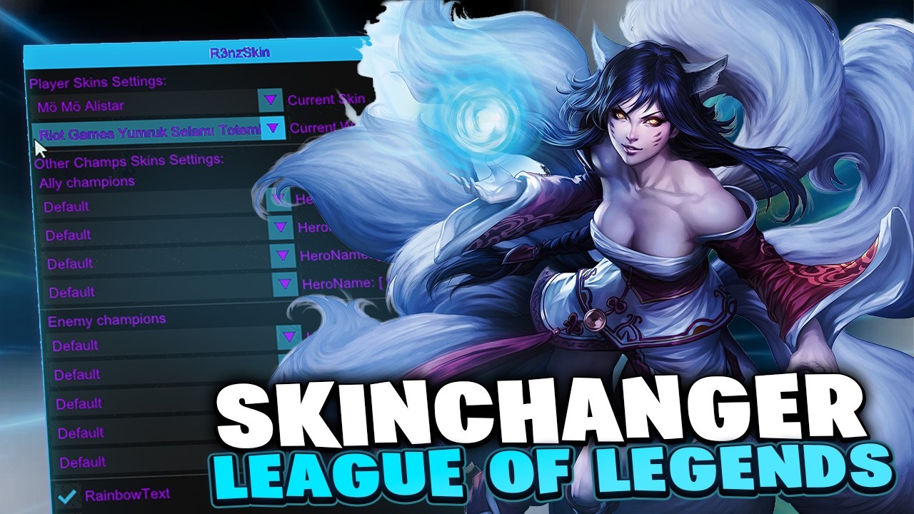 FREE LOL SKIN CHANGER R3NZSKIN SKIN CHANGER 2026 🌈 LEAGUE OF LEGENDS MOD