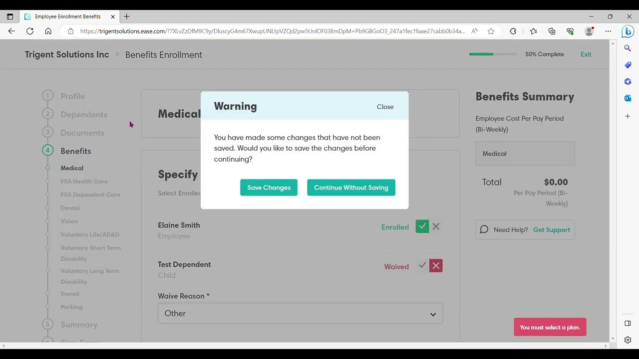 EASE Open Enrollment Tutorial June 2023
