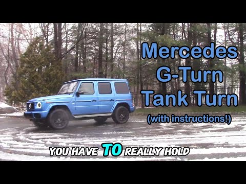 Mercedes G-Class Electric 360º "Tank Turn" G-Turn Instructions & Demo