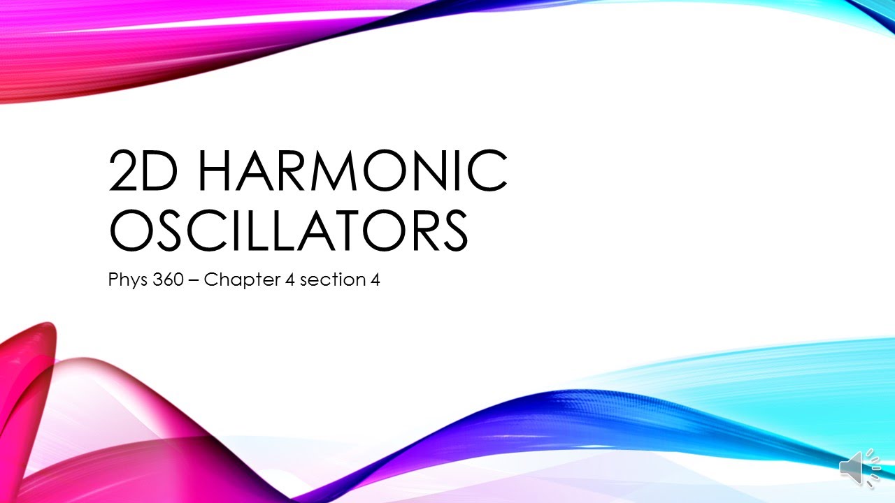2D Harmonic Oscillators podcast