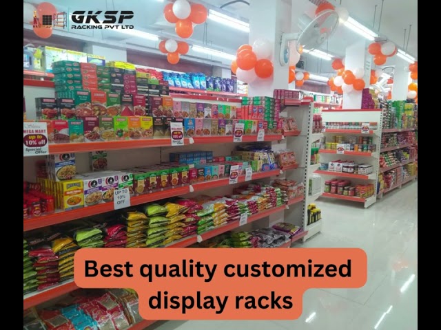 Supermarket Display racks - Supermarket Display rack wall unit height 6 ...