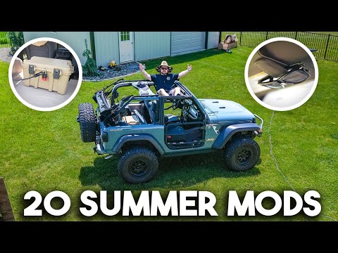 20 Must Have Summer Jeep Accessories