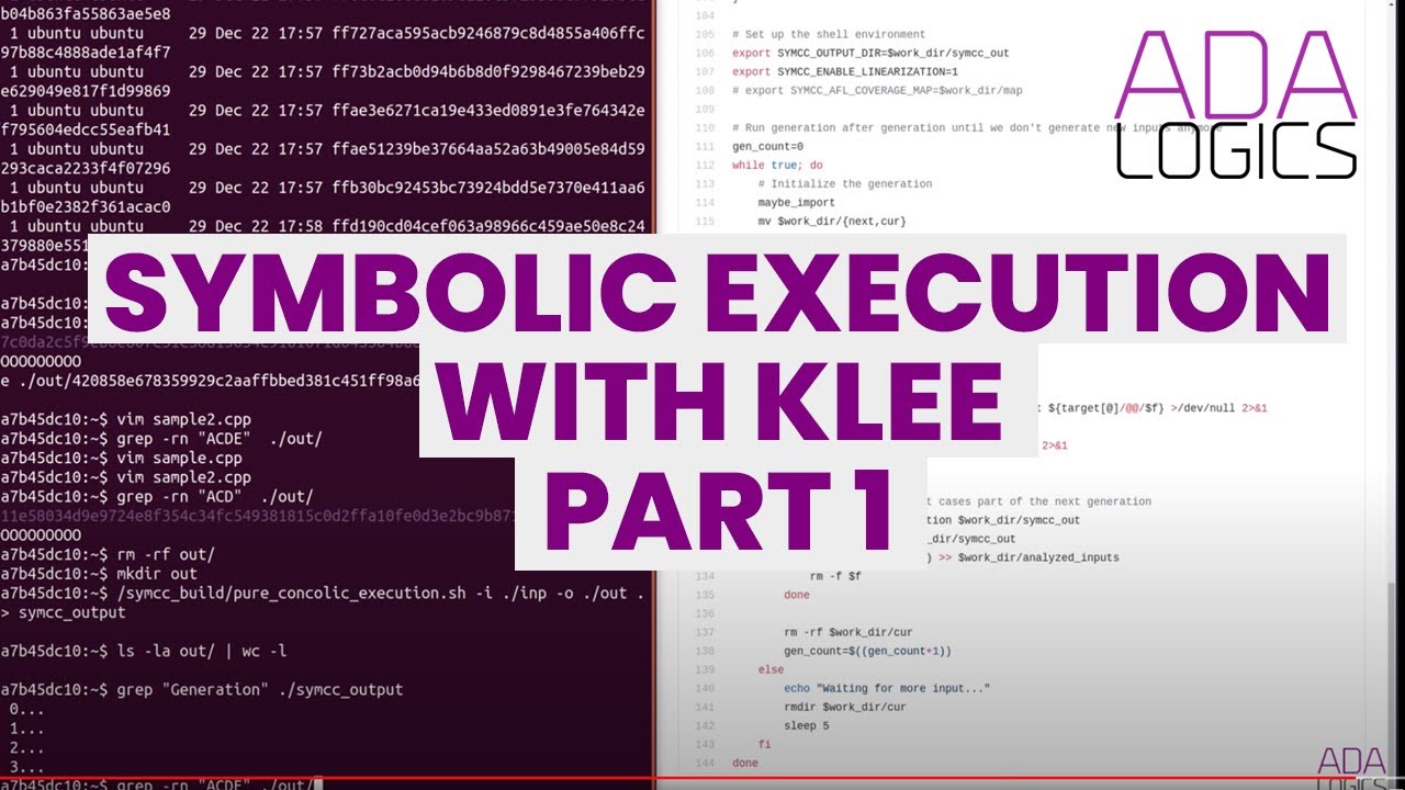 Introduction to symbolic execution with KLEE