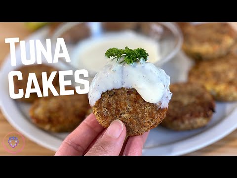 Tuna Fishcakes with Garlic Aioli Dip | The Best Canned Tuna Recipe