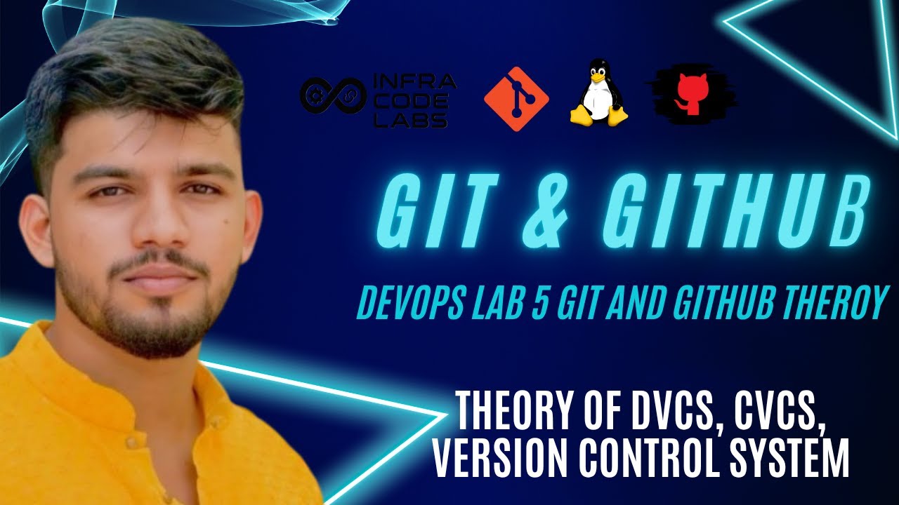 Git & GitHub Full Course 🔥 | Learn Version Control, DVCS, CVCS, Linux | DevOps Lab 5