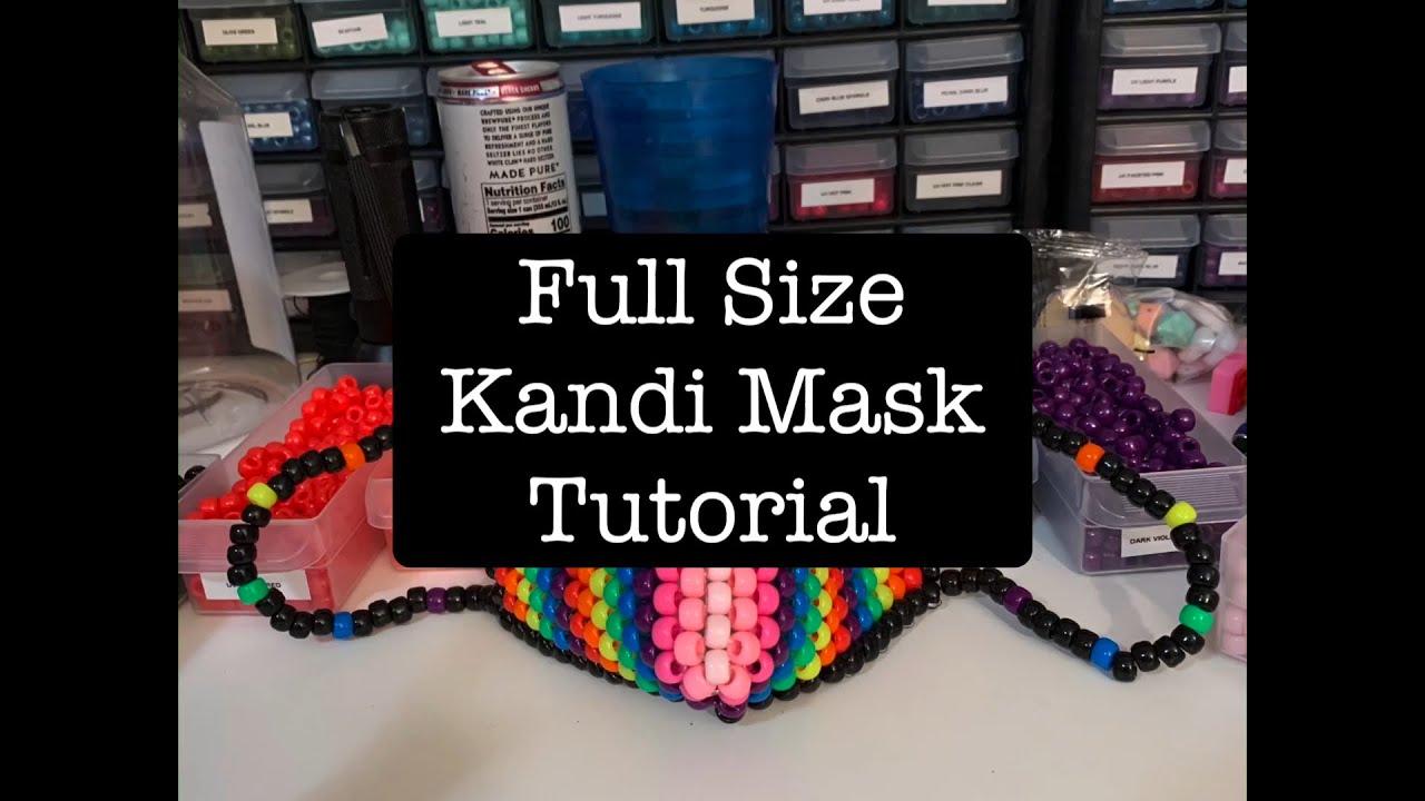 Full Size Kandi Mask Tutorial | Easy Kandi Tutorial