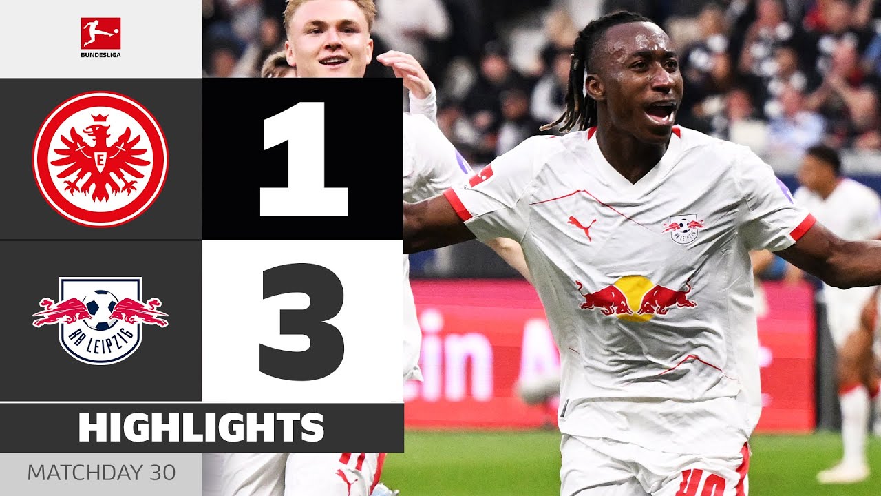 DIOMANDE Key to An Impressive Win! | FRANKFURT - RB LEIPZIG | Highlights | MD 30 – Bundesliga 25/26