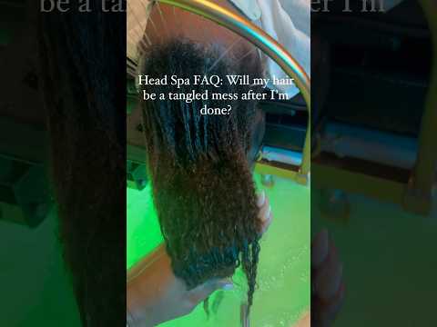 Our #Headspa service uniquely caters to #texturedhair #scalpcare #headspa #asmr #hairlossclinic