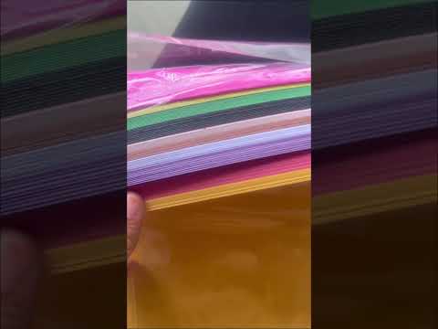 Craft paper Meesho₹157 ten colours #meeshoproducts #kl14 #meeshoshopping