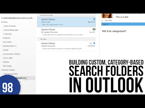 Creating Search Folders