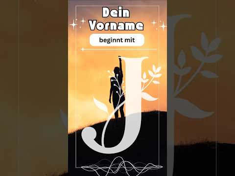 Was Buchstabe "J" über dich verrät (wow) #numerologie #character #name #Energie