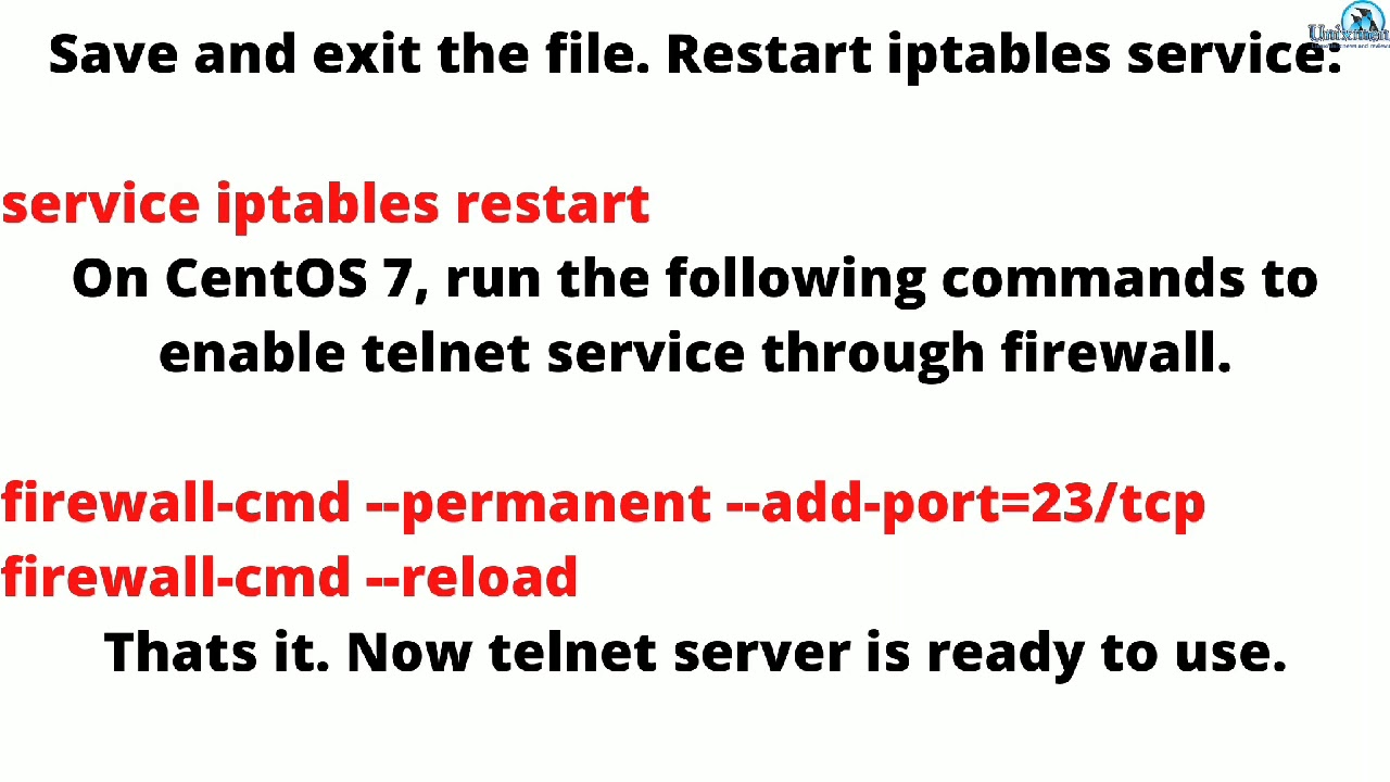 Installing Telnet In CentOS/RHEL/Scientific Linux 6 & 7