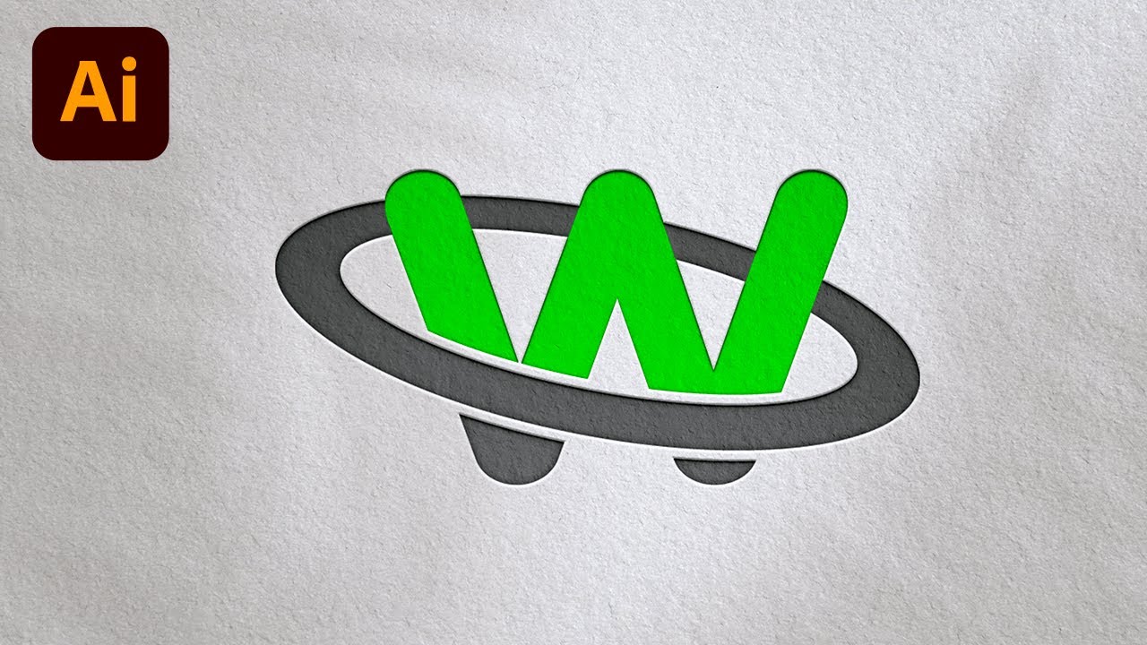 How to make logo for business | Letter w logo | Logo design tutorial
