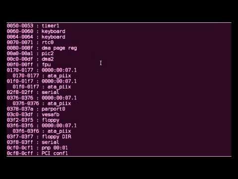 IOPORTS and DMA files on Linux