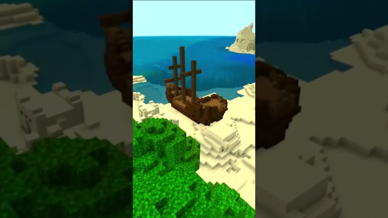 3 Great Bedrock Seeds with Shipwrecks AT Spawn