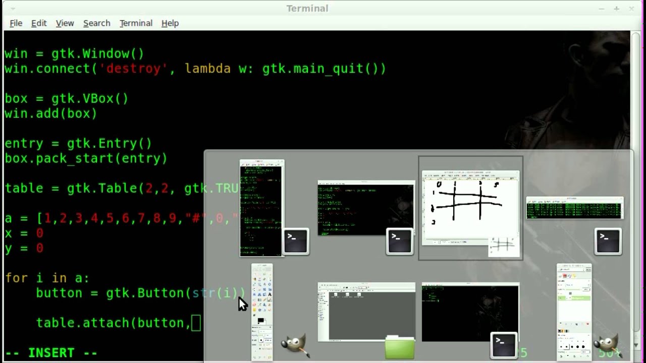 Create a GUI Number Pad with GTK - Python - Linux