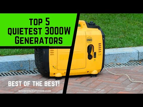 Top 5 QUIETEST Generators - 3000 Watt Edition!