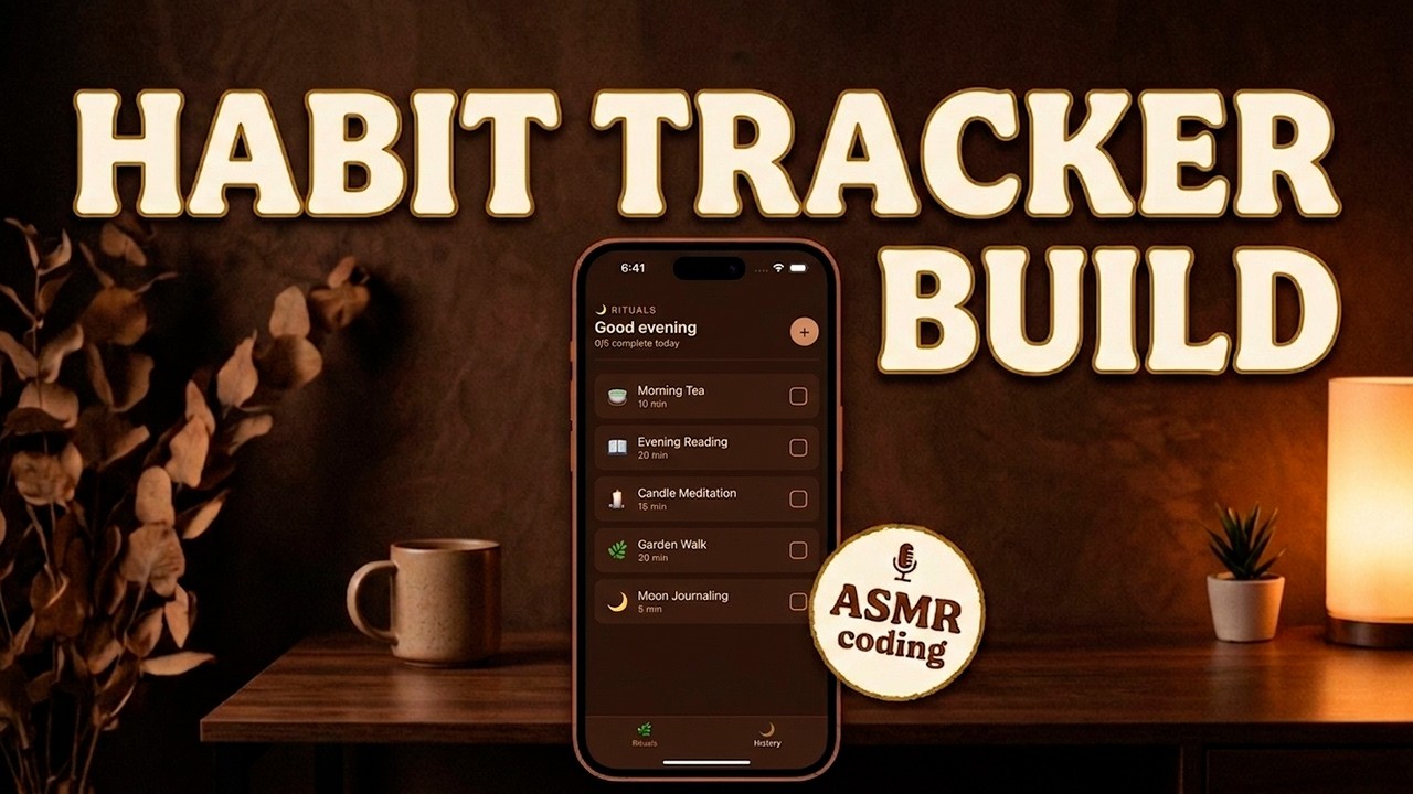 Build a Cozy Habit Tracker with React Native + Expo [ASMR coding]
