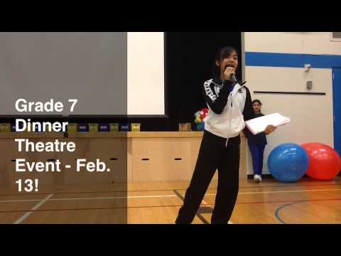 Grade 7 dinner Theatre