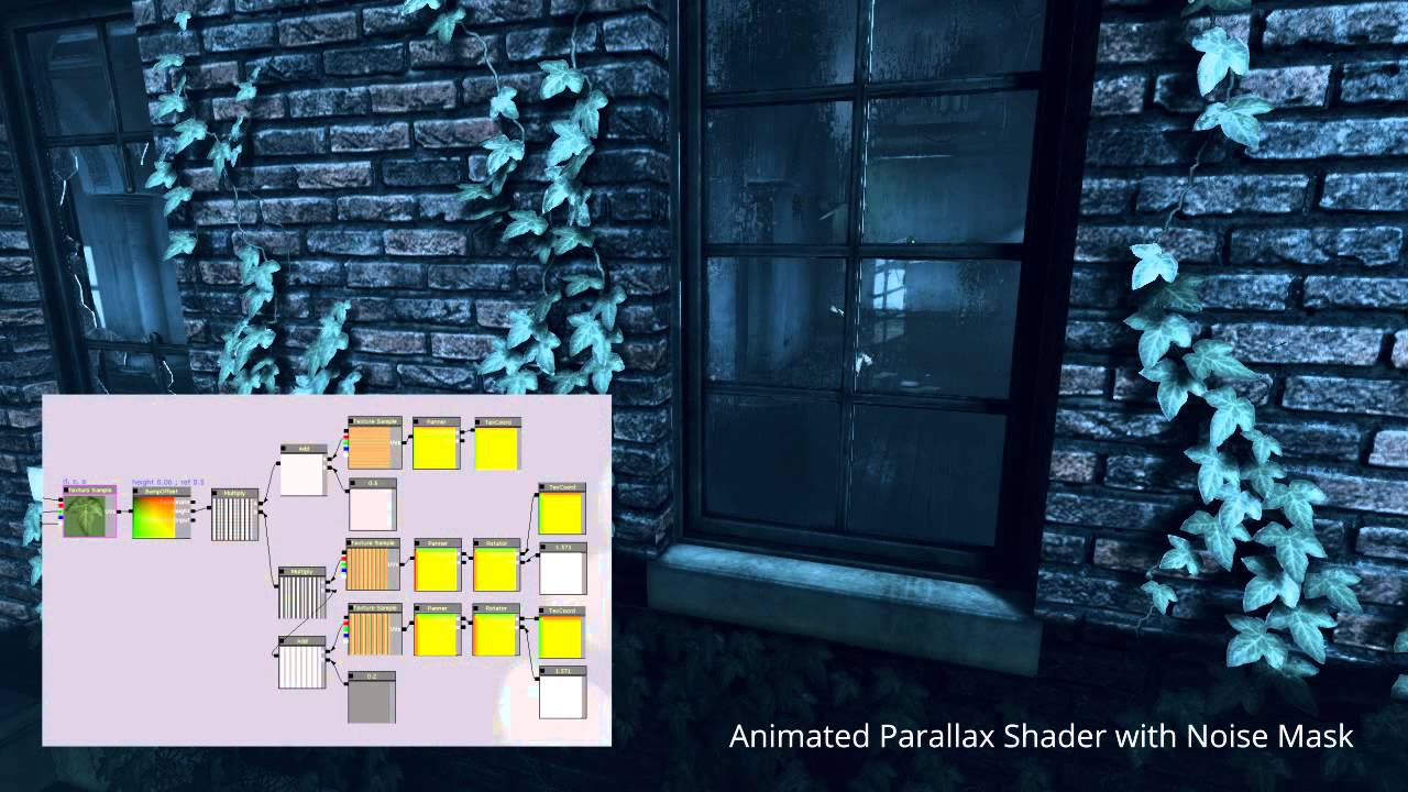 UDK - Biohazard Corridor - Animated Parallax Shader